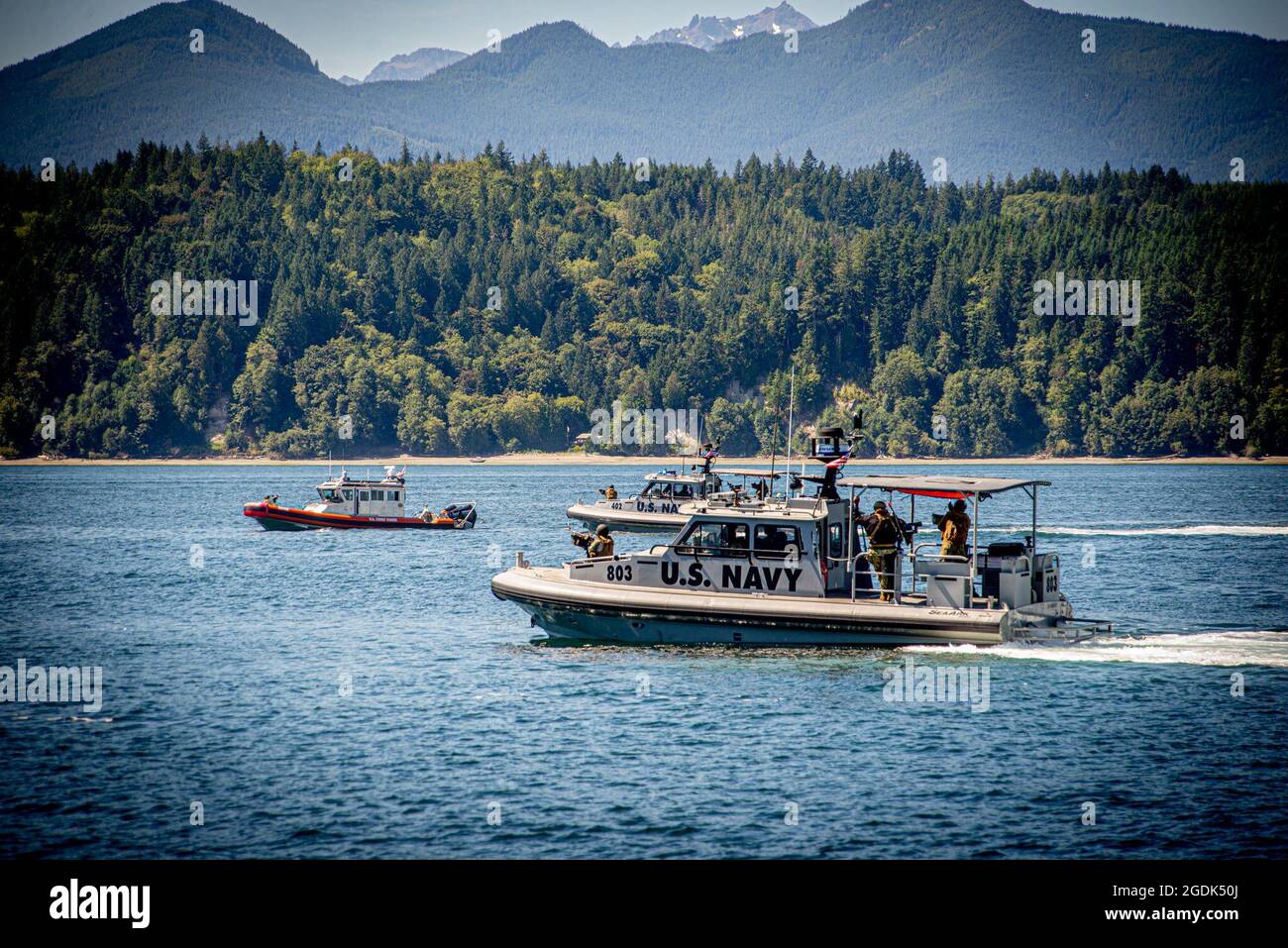 210810-N-NT795-790 BANGOR, Wash., (Aug. 10, 2021) Sailors assigned to ...