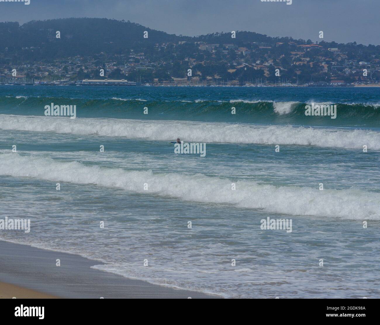 The beautiful Monterey State Beach in Seaside, Monterey County ...