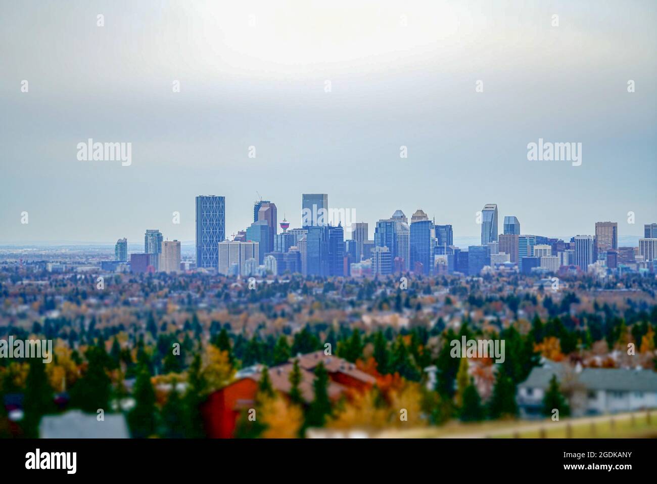 Downtown calgary skyline wide hi-res stock photography and images - Alamy