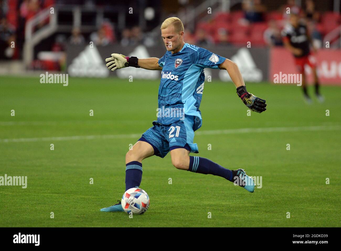 Washington, Dc, USA. 8th Aug, 2021. 20210808 - D.C. United goalkeeper ...