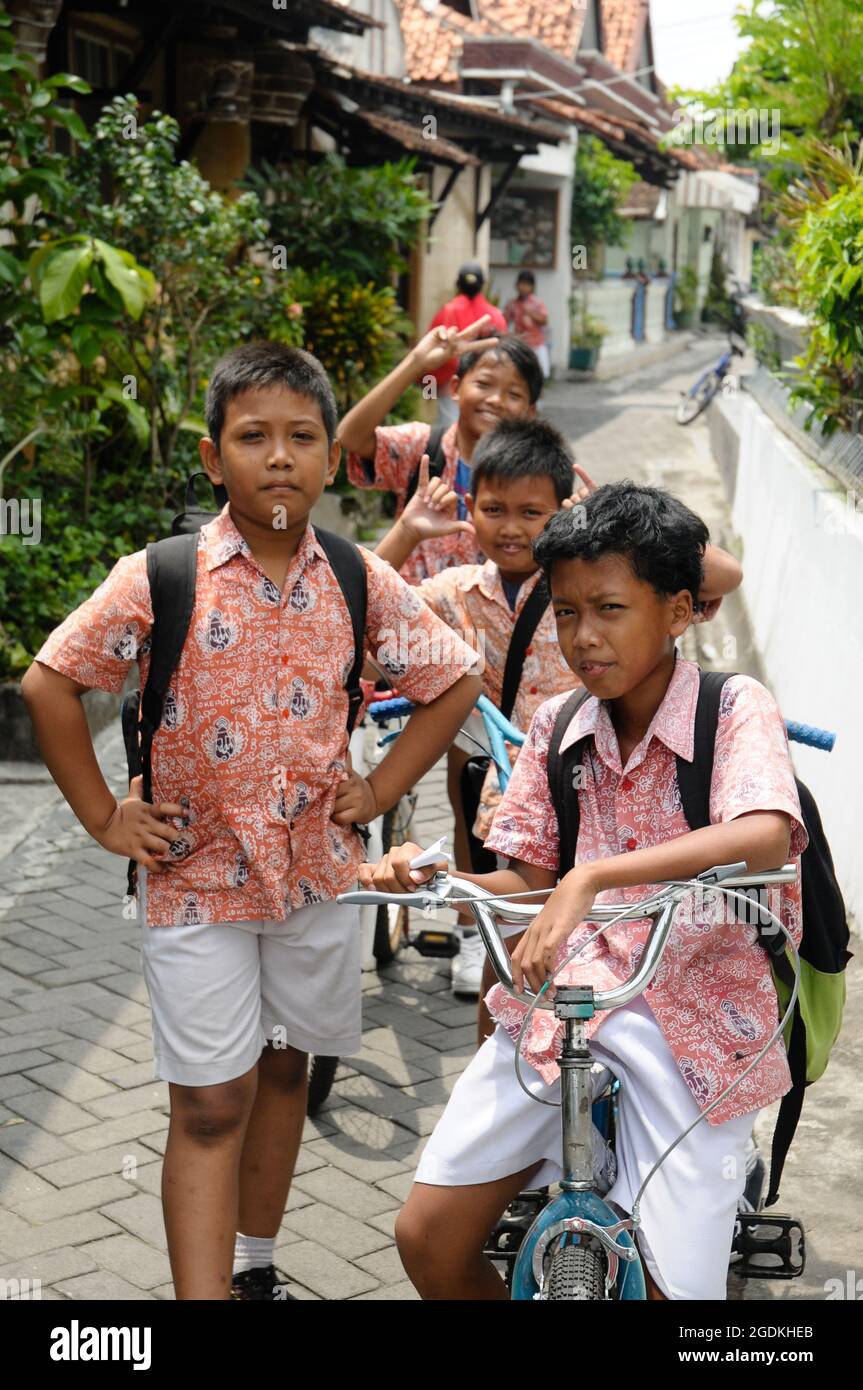 Yogyakarta, Street Scenes from central Java, Indonesia Stock Photo - Alamy