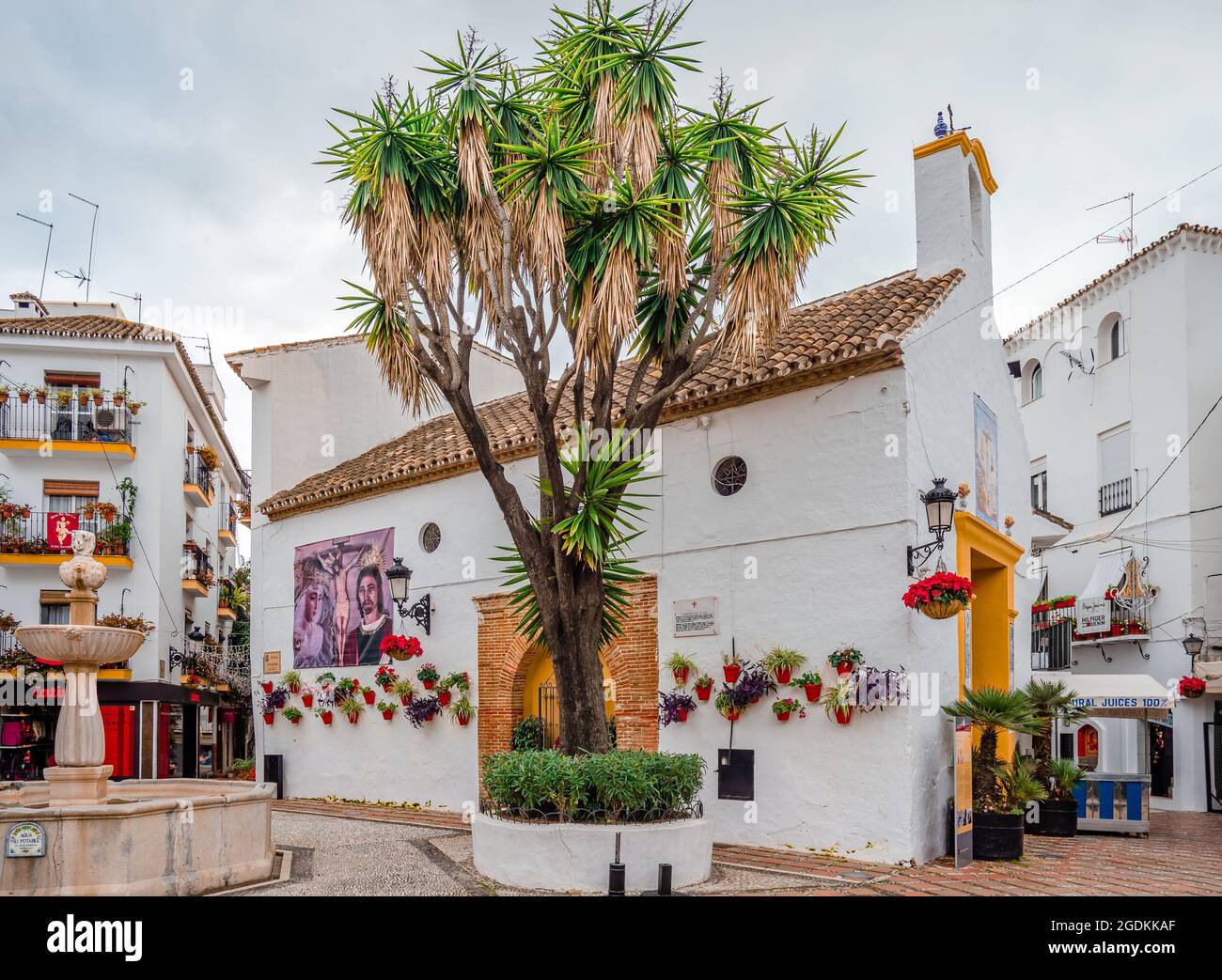 Ermita de Santiago, a church in the Plaza de los Naranjos in the heart ...