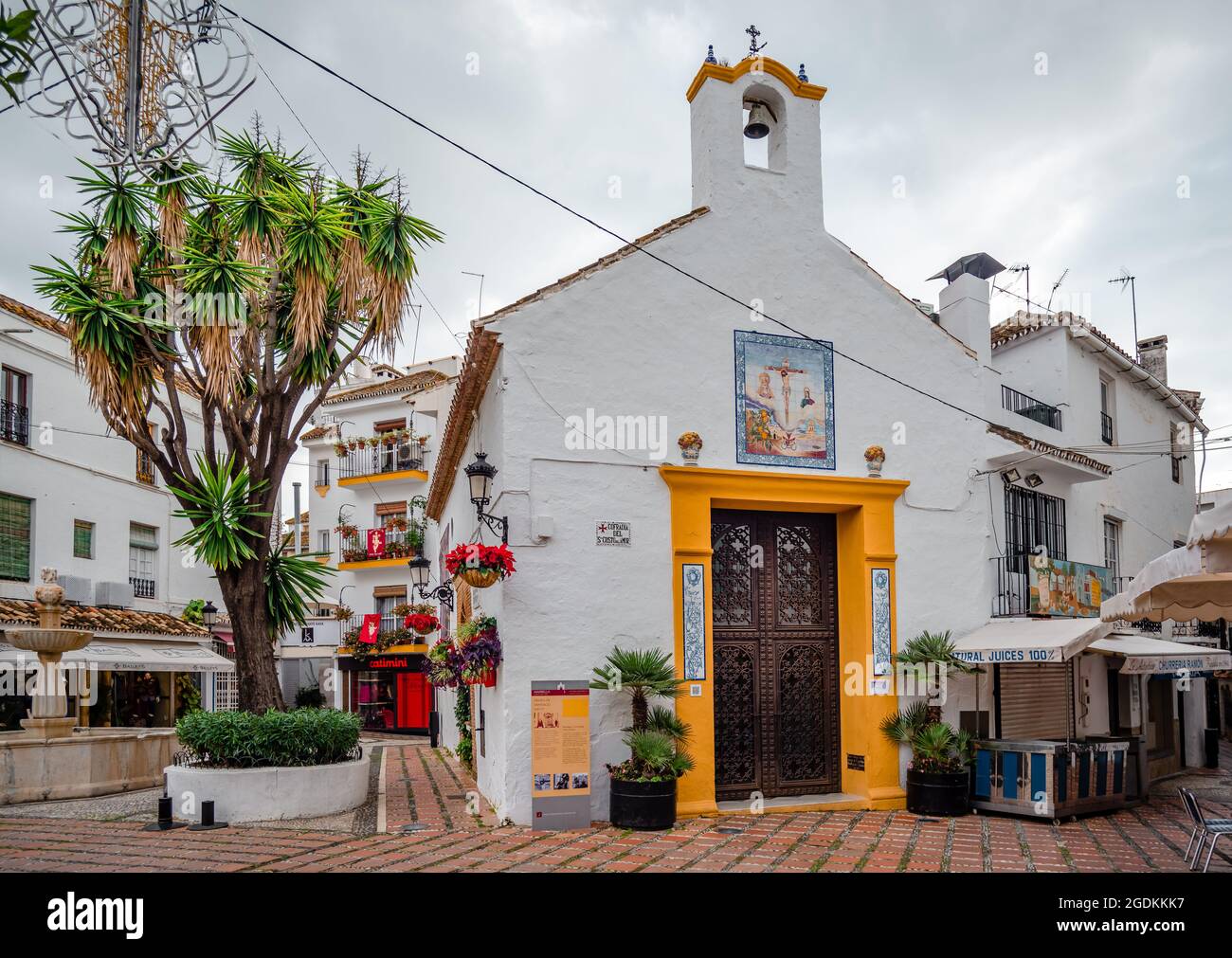 Ermita de Santiago, a church in the Plaza de los Naranjos in the heart ...