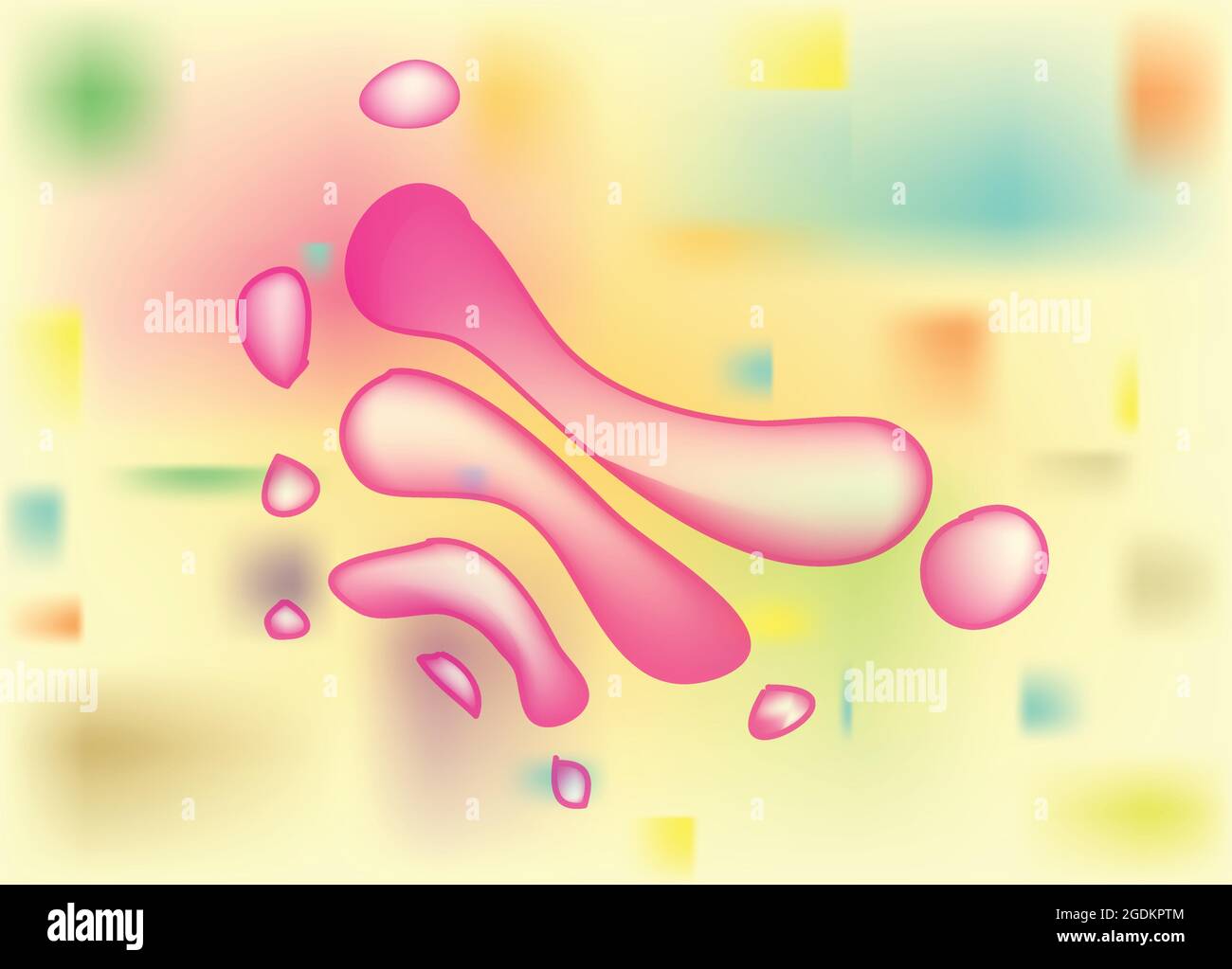 Biological illustration of dictiosome, Golgi body, Golgi complex ...