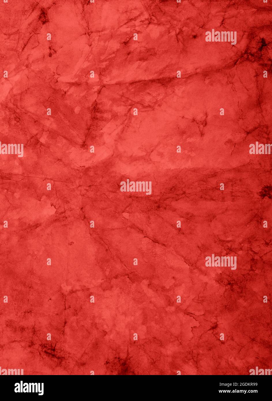 Old red paper parchment background design with distressed vintage ...