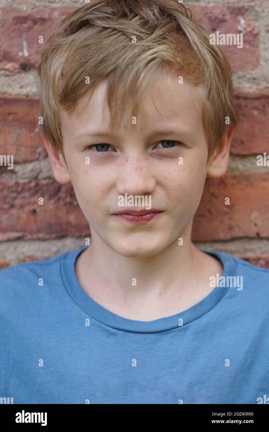 11 Year Old Boy With Blonde Hair