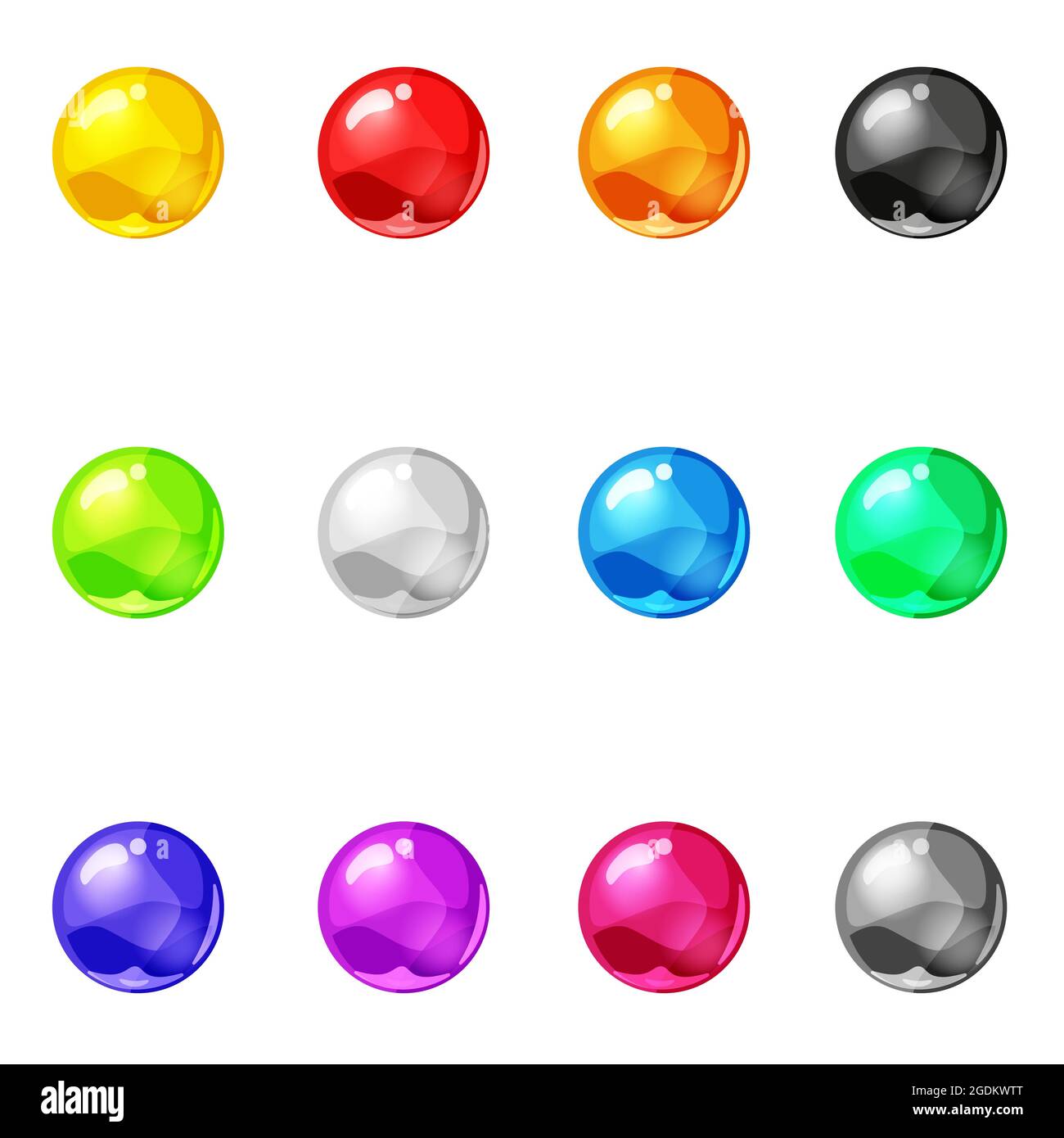 Glass Marble Ball Vector
