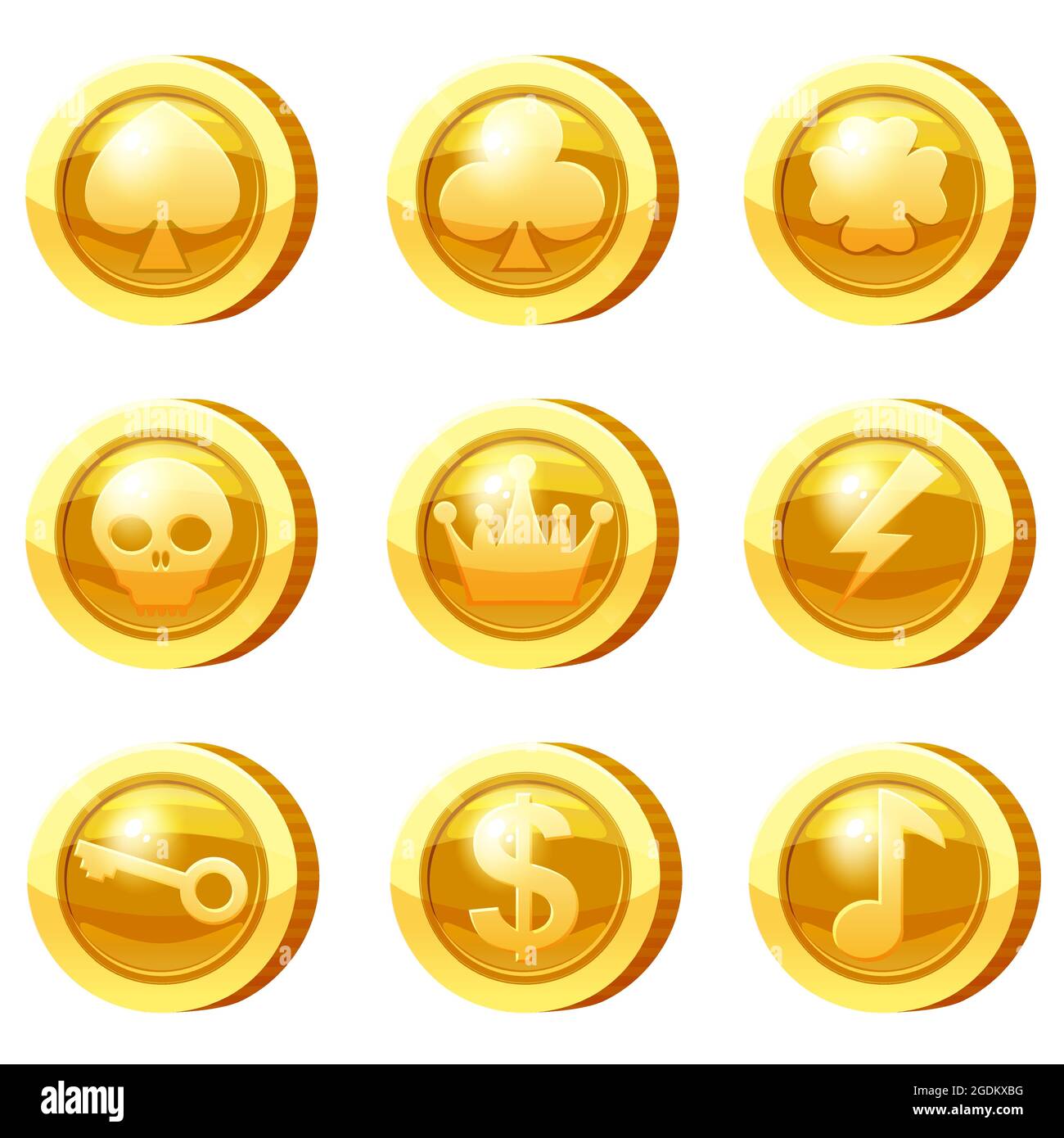 Gold Coin Icon Game