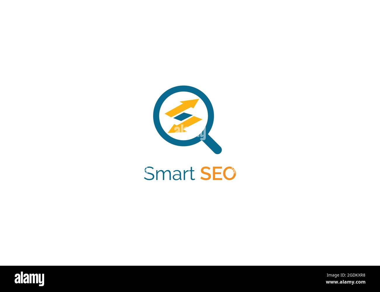 Smart SEO logo design template Stock Vector Image & Art - Alamy