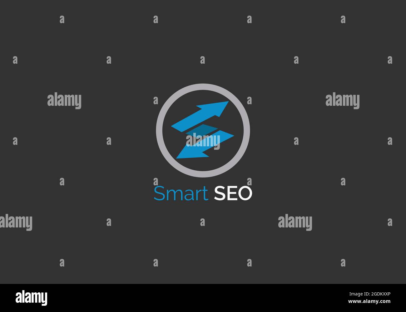 Smart SEO logo design template Stock Vector Image & Art - Alamy