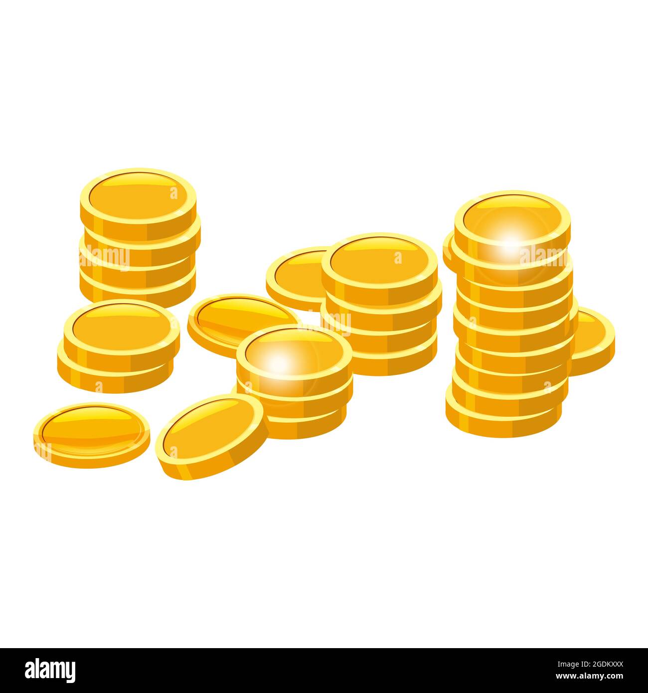 Gold Coins Stack Png