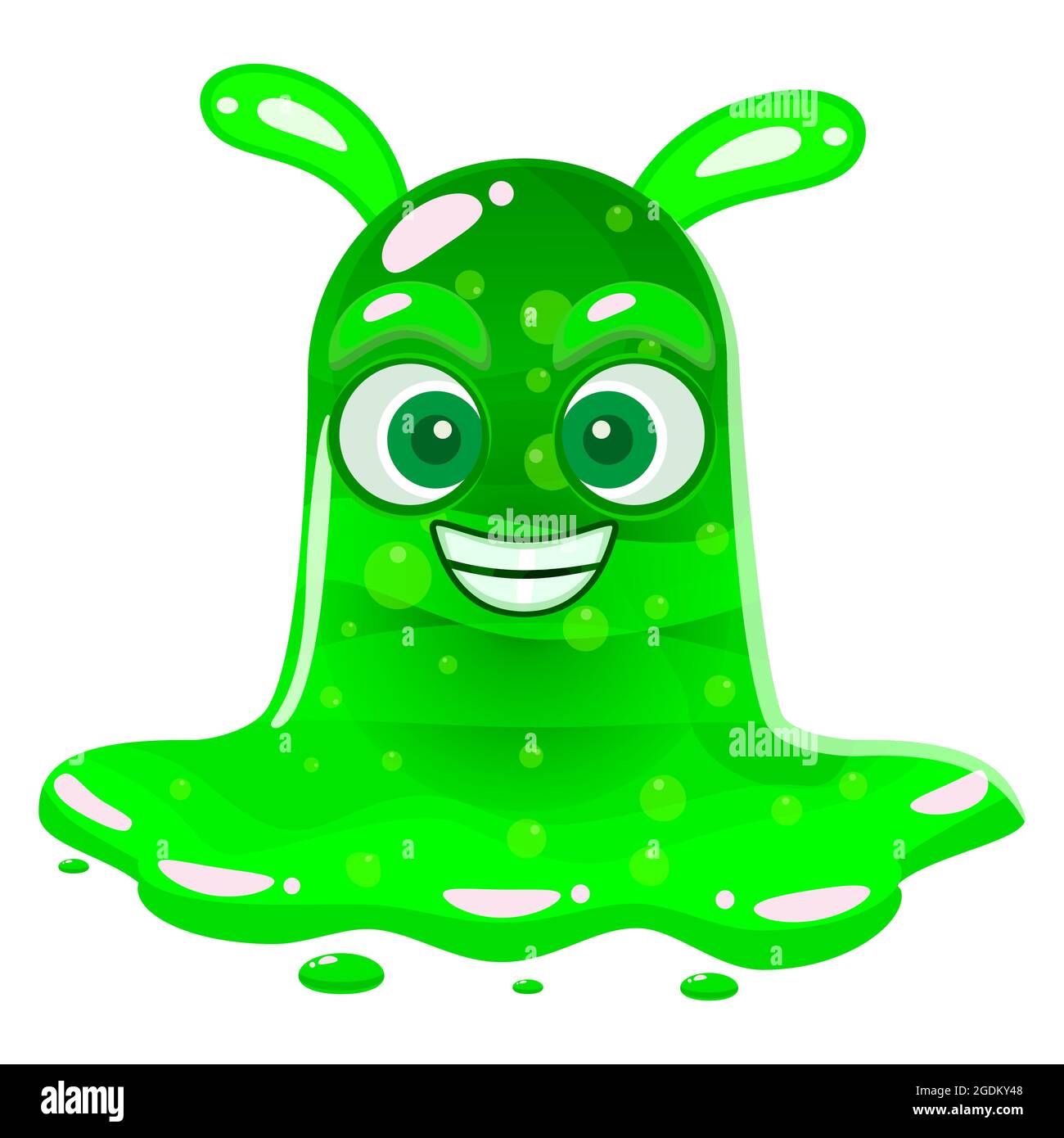 Slimy creatures Stock Vector Images - Alamy