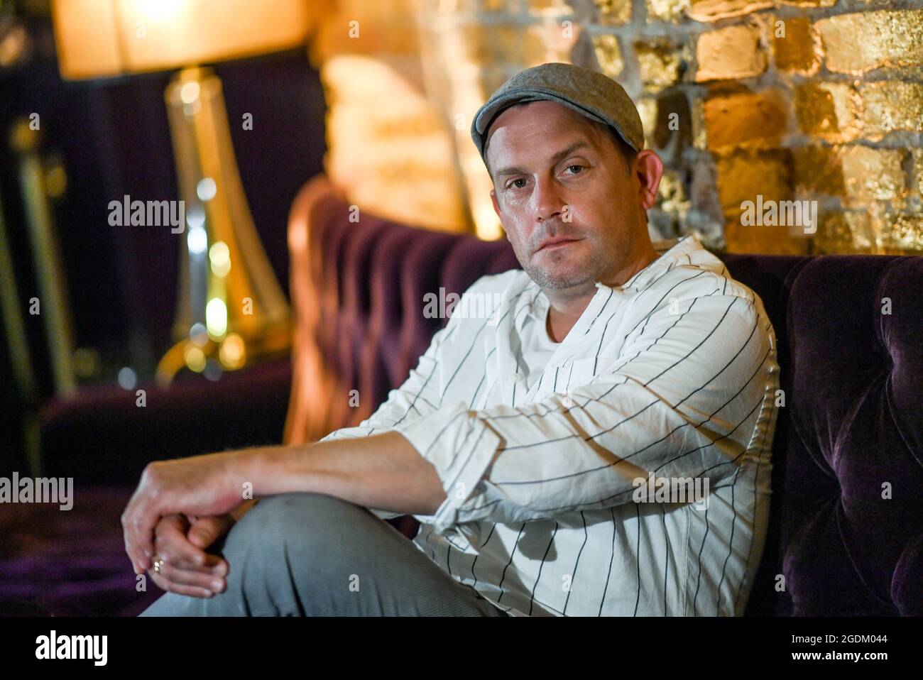 11 August 2021, Berlin: Sebastian Bezzel, actor on the sidelines of a ...