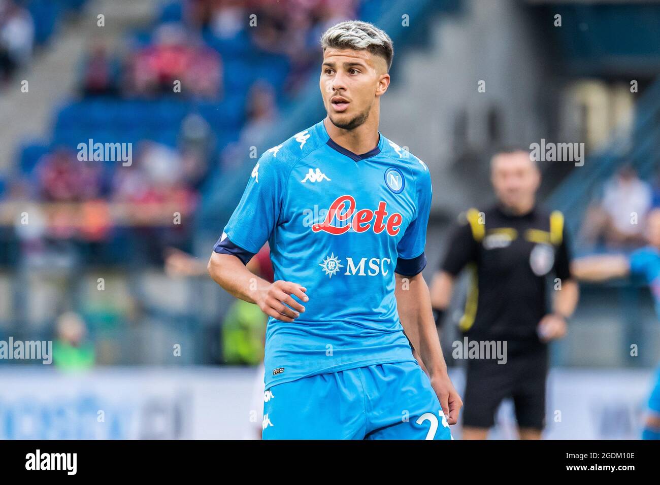 Zinedine Machach of SSC Napoli seen during the Pre-Season Friendly ...