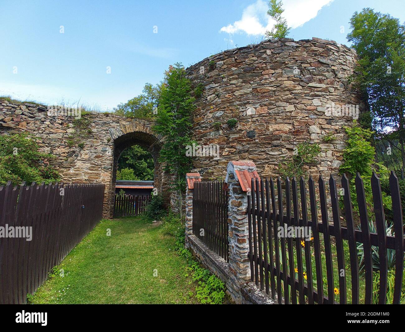 Talmberk - castle, Czech Republic Stock Photo - Alamy