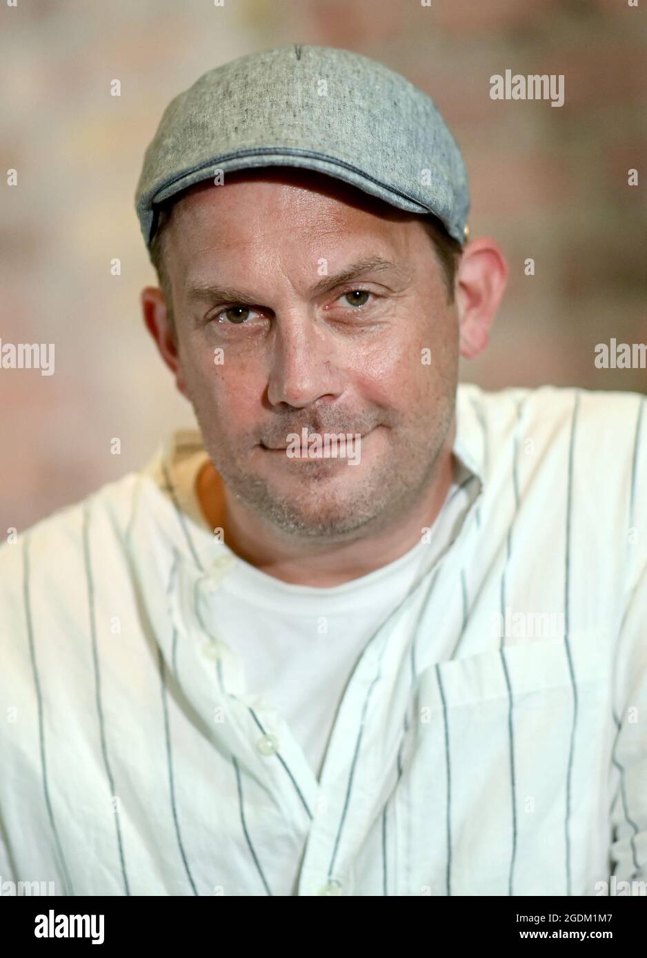 11 August 2021, Berlin: Sebastian Bezzel, actor on the sidelines of a ...