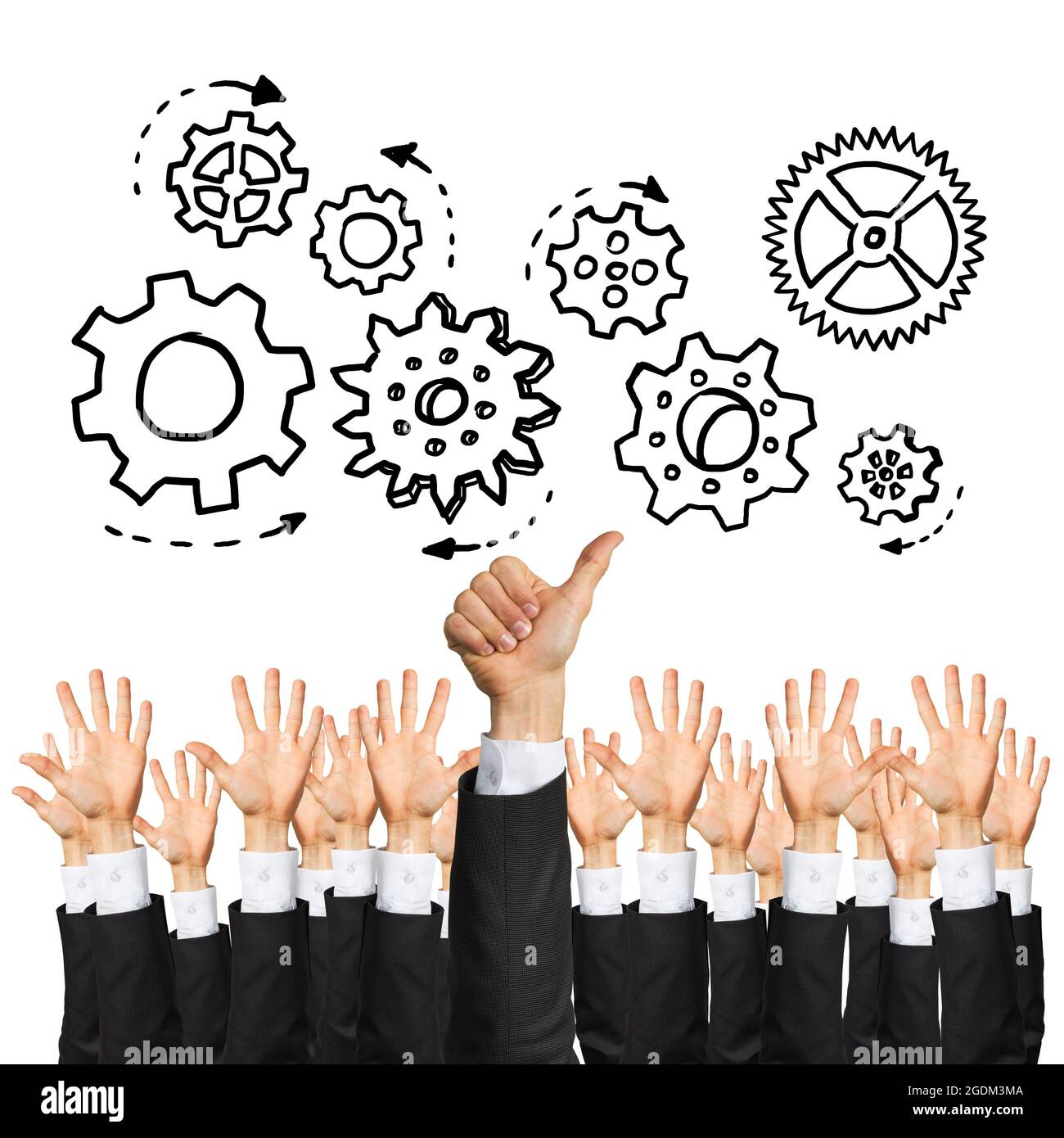 Business and teamwork concept Stock Photo - Alamy