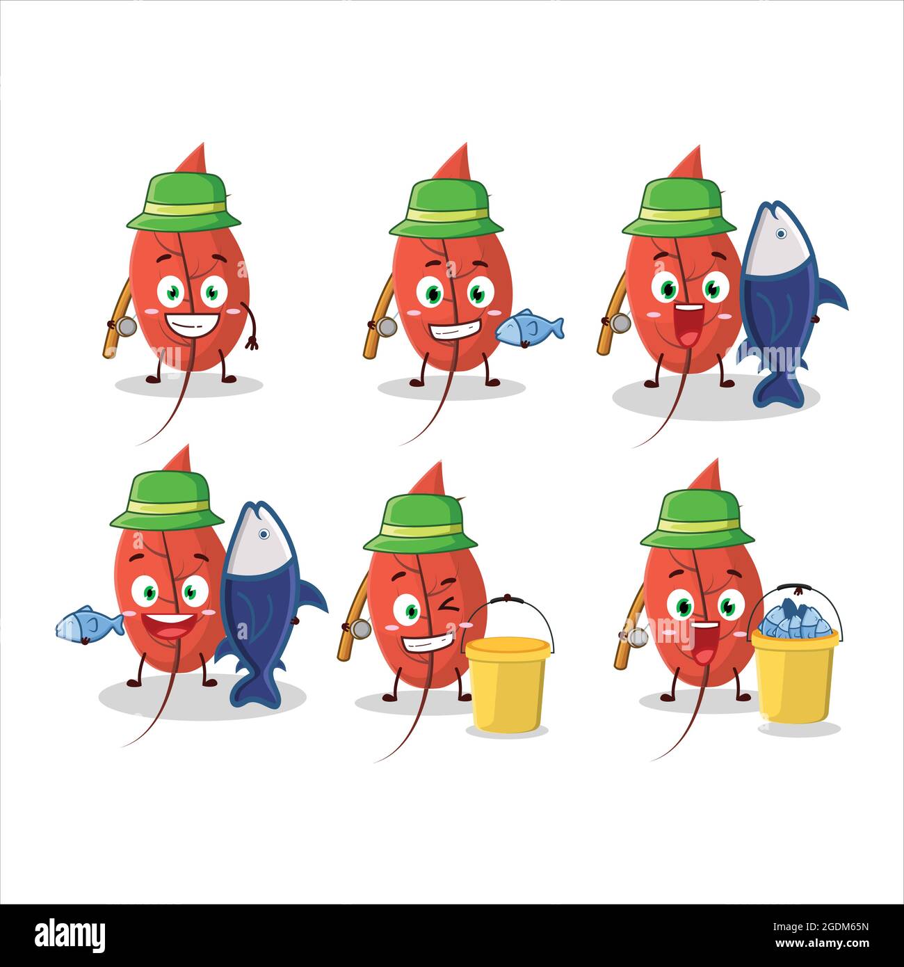 Photograph of a fisherman Stock Vector Images - Alamy