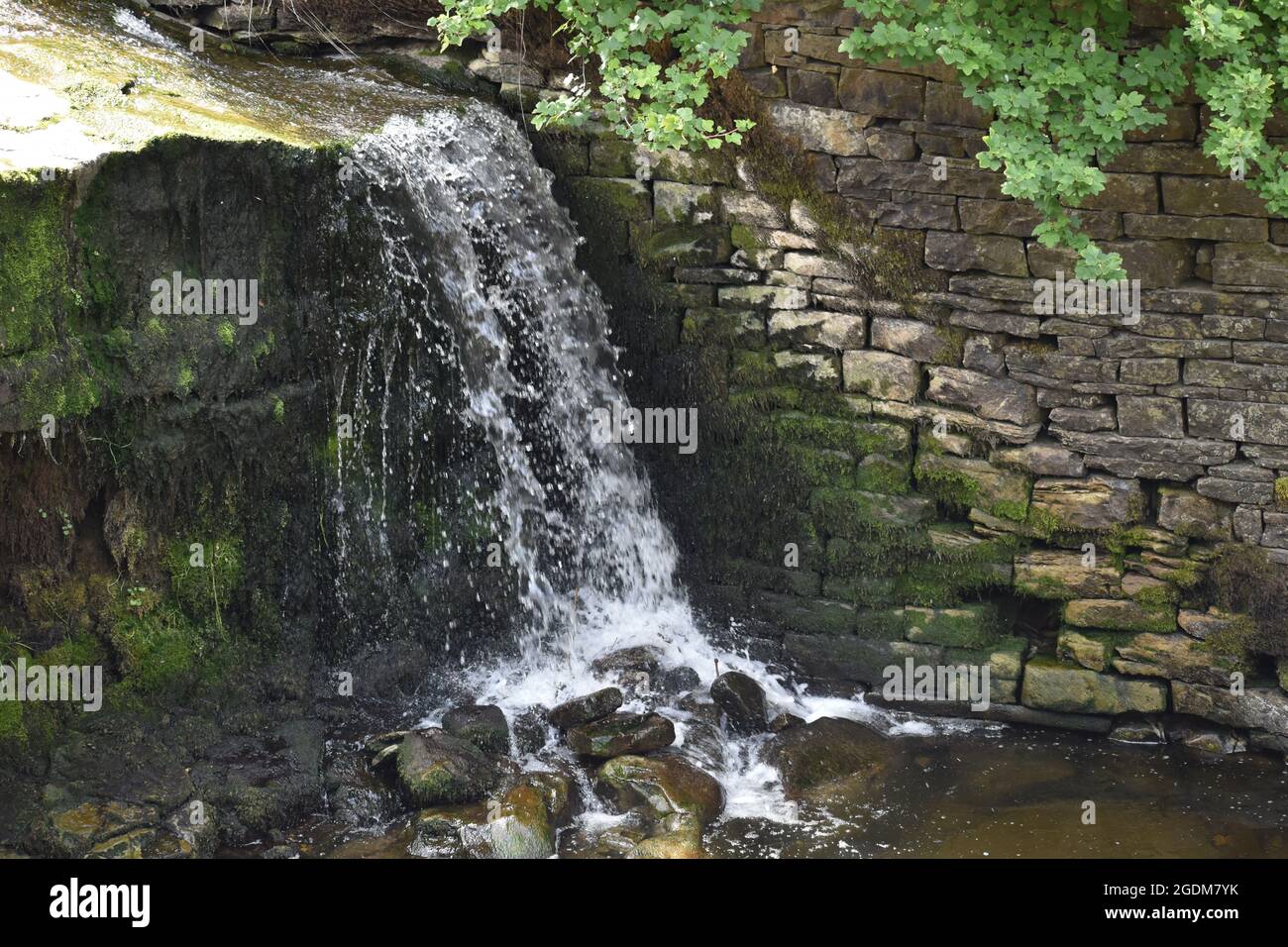 Countryside river scene in the Yorkshire Dales Stock Photo - Alamy