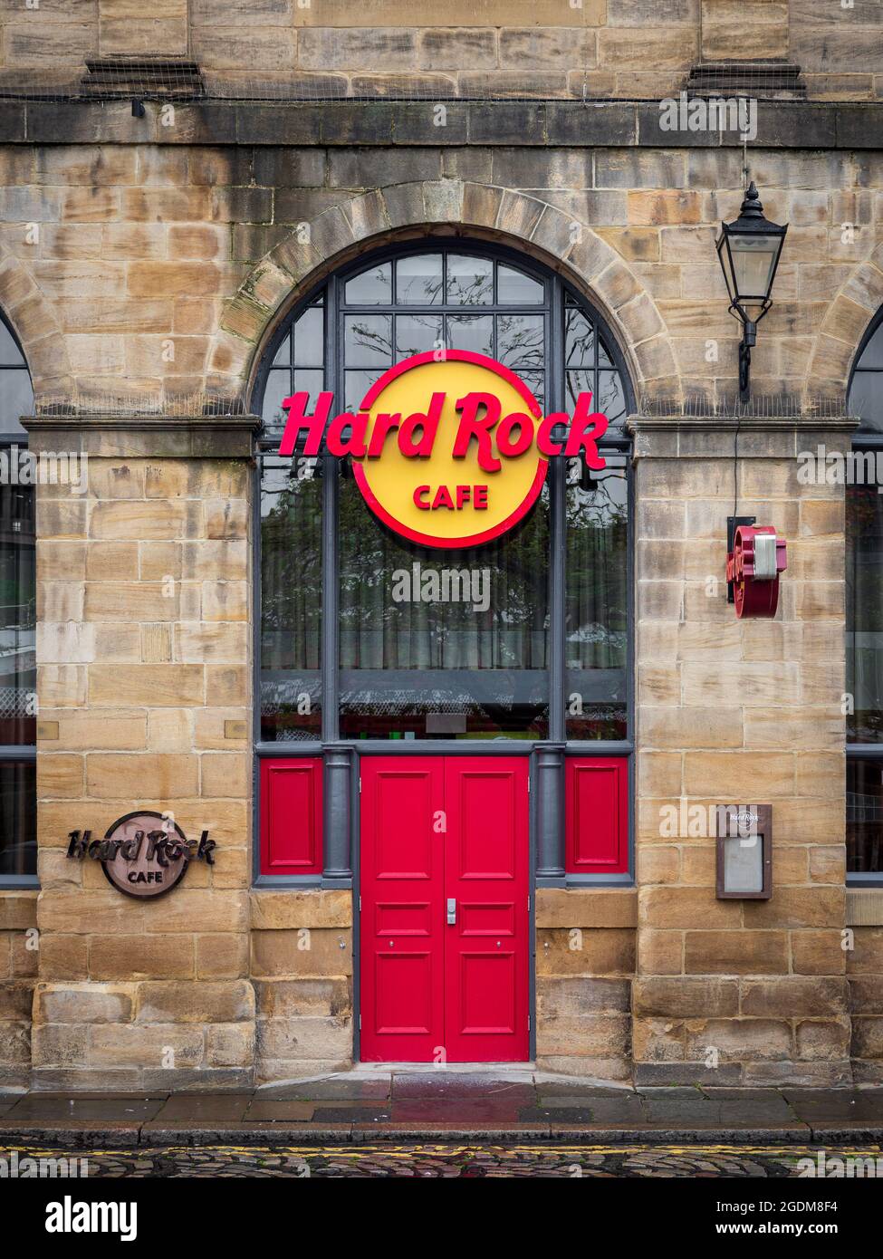 Hard Rock Cafe Newcastle signage Stock Photo - Alamy