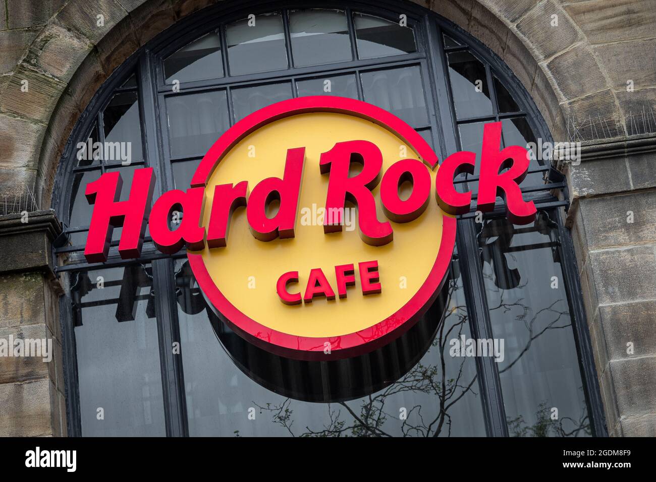 Hard Rock Cafe Newcastle signage Stock Photo - Alamy