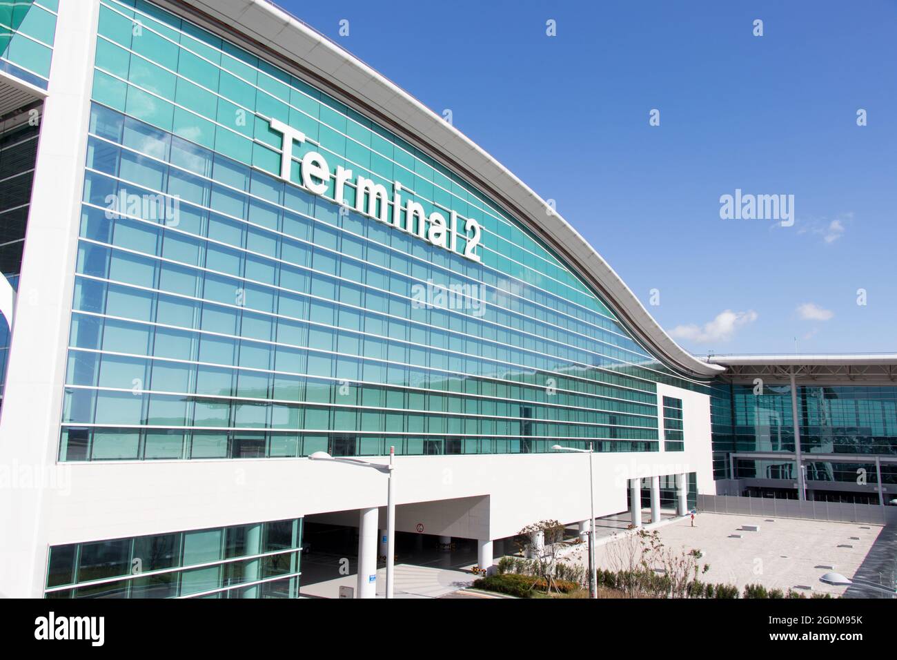 Sep 4, 2018 : Seoul, South Korea, Terminal 2 building at Incheon ...