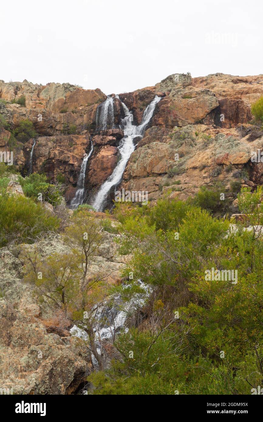 Waterfall near Tulbagh in the Western Cape of South Africa Stock Photo ...