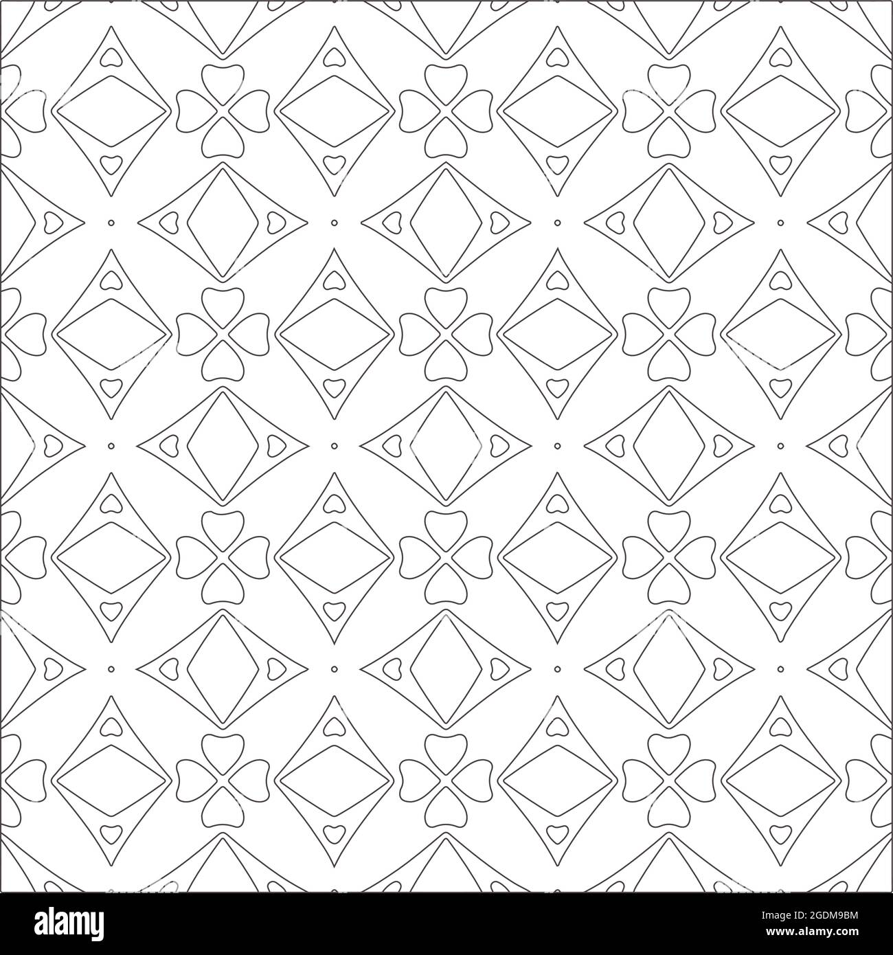 Vector pattern with symmetrical elements . Repeating geometric tiles ...