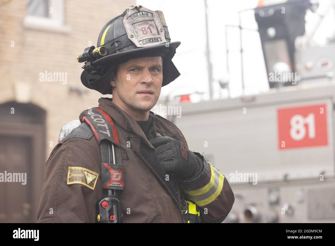 JESSE SPENCER in CHICAGO FIRE (2012), directed by MICHAEL BRANDT, STEVE ...