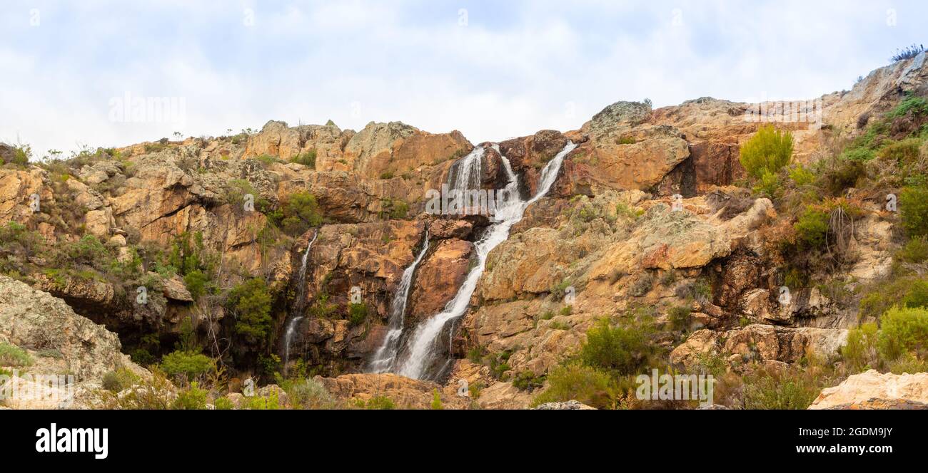 Waterfall close to Tulbagh in the Western Cape of South Africa Stock ...