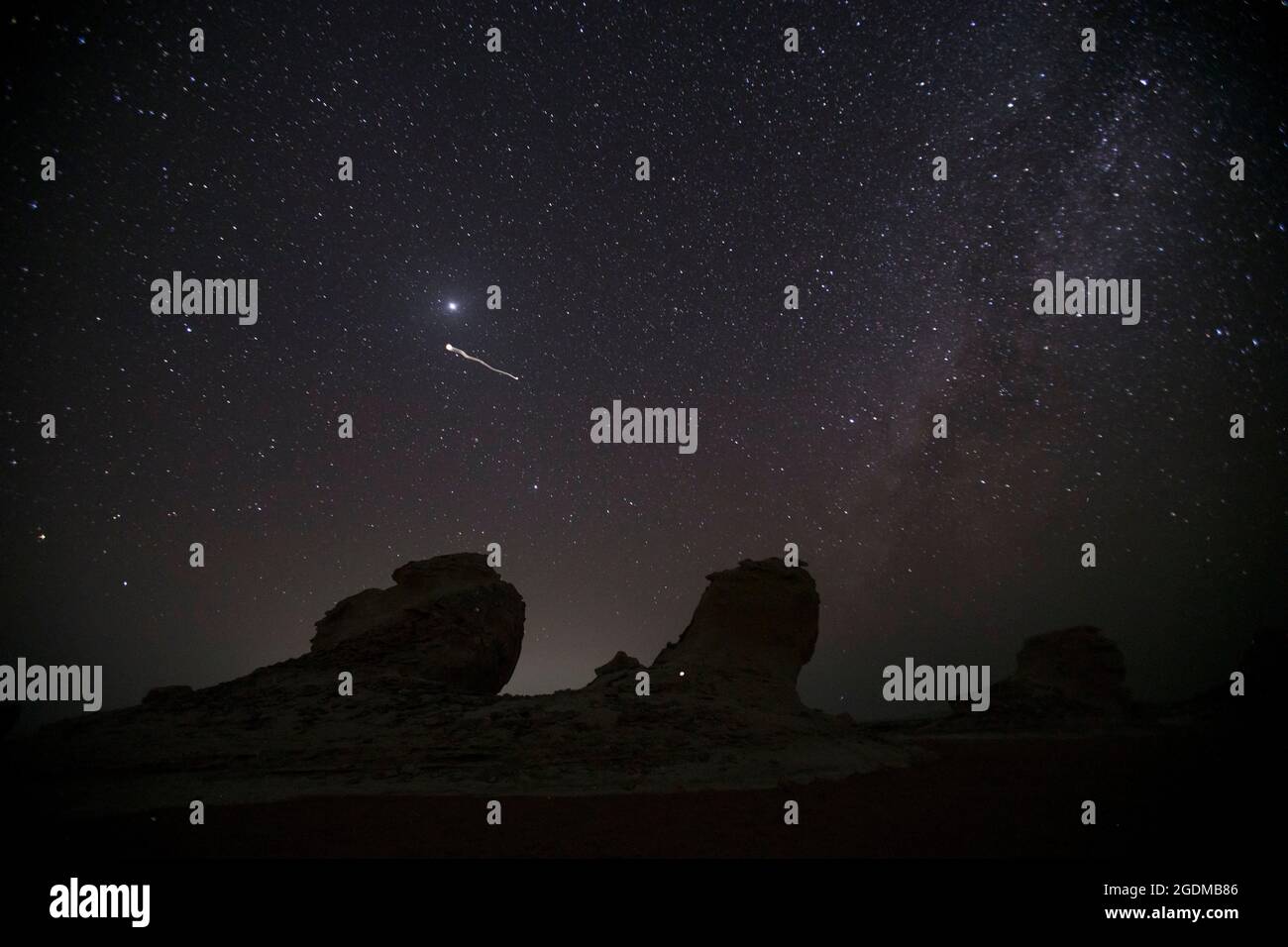 Farafra, Egypt. 13th Aug, 2021. A Picture taken on 13 August shows the ...