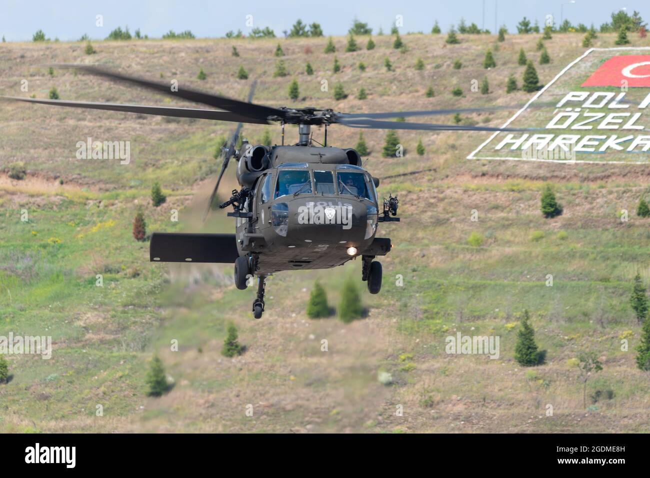 Ankara, Turkey - June 26, 2021: Turkish Police Aviation Sikorsky S70 at ...