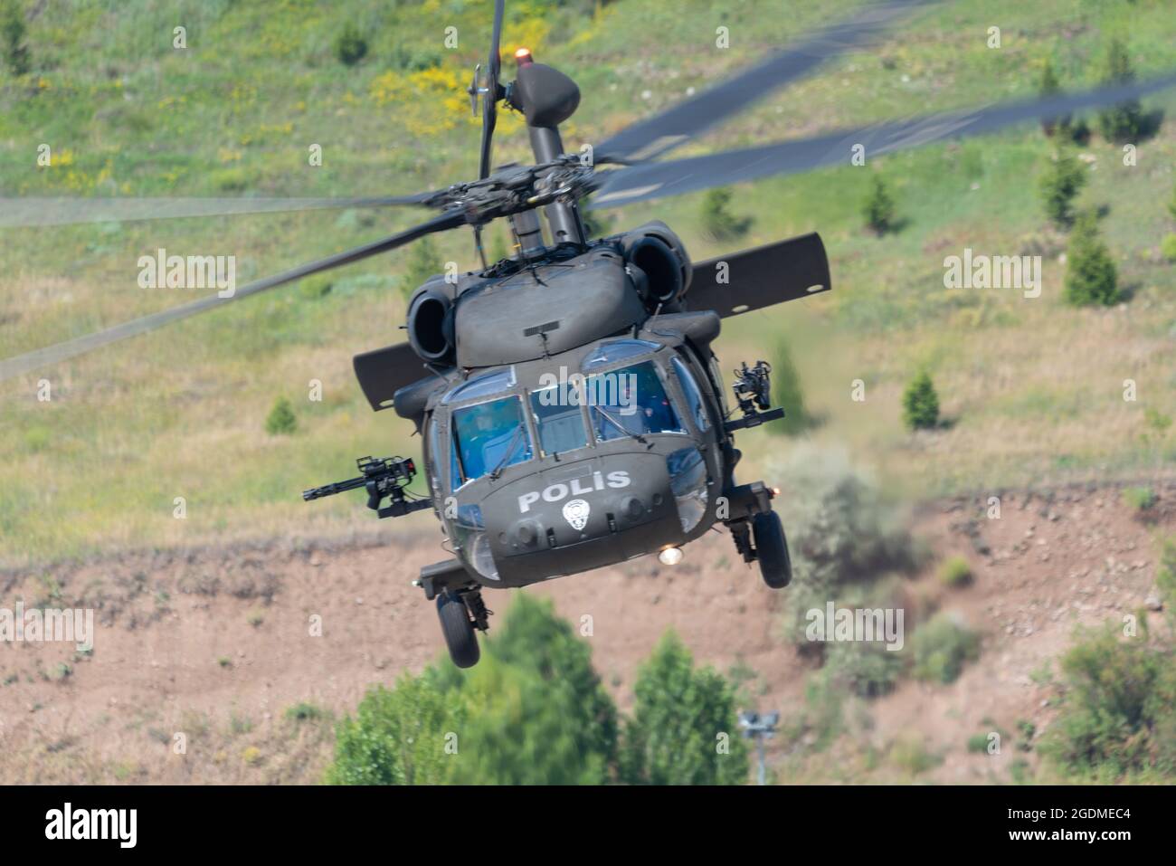 Ankara, Turkey - June 26, 2021: Turkish Police Aviation Sikorsky S70 at ...