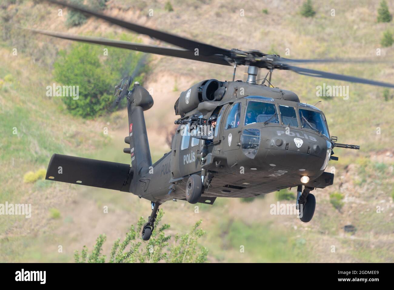 Ankara, Turkey - June 26, 2021: Turkish Police Aviation Sikorsky S70 at ...