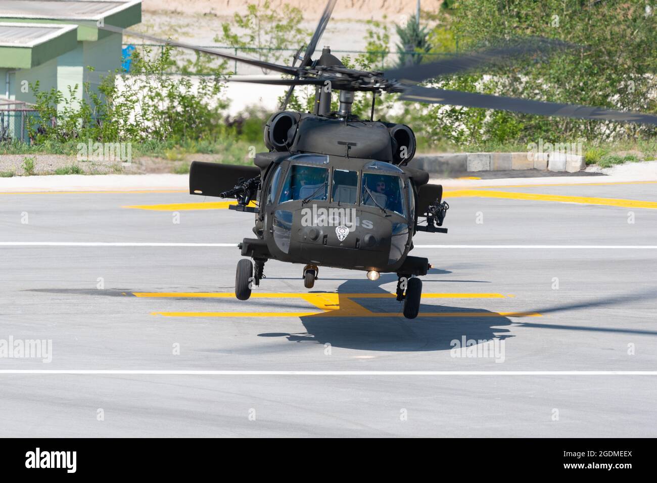Ankara, Turkey - June 26, 2021: Turkish Police Aviation Sikorsky S70 at ...