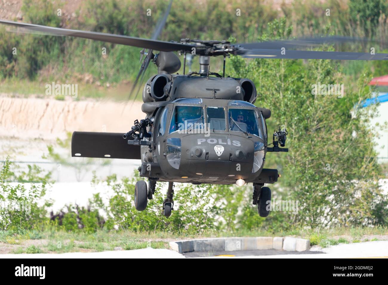 Ankara, Turkey - June 26, 2021: Turkish Police Aviation Sikorsky S70 at ...