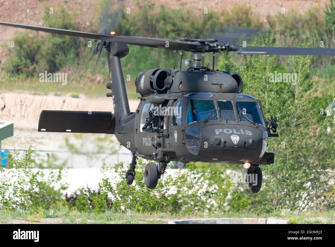 Ankara, Turkey - June 26, 2021: Turkish Police Aviation Sikorsky S70 at ...