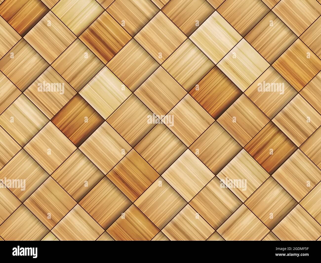 Background formed by wooden square blocks. Vector illustration Stock ...