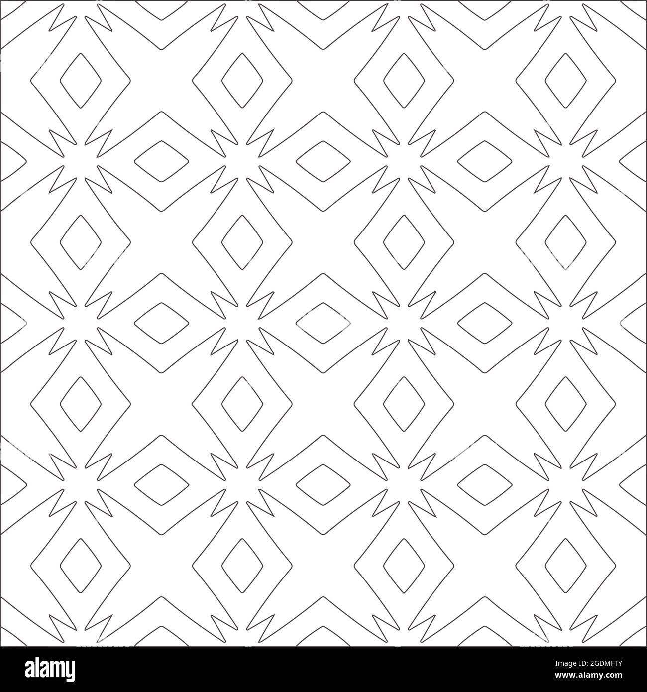 Vector pattern with symmetrical elements . Modern stylish abstract ...