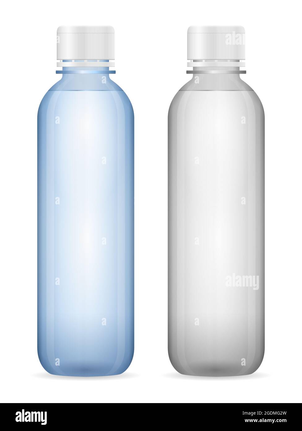 Water bottle set on a white background. Vector illustration Stock Photo ...