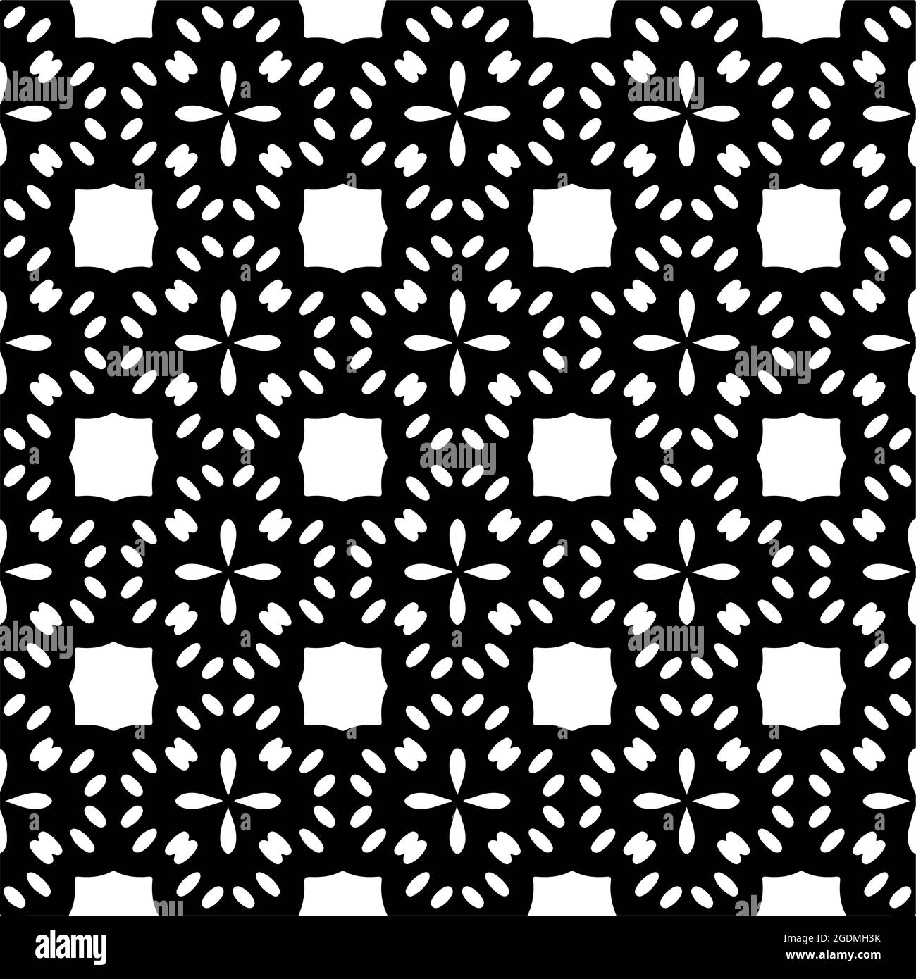 floral seamless pattern background.Geometric ornament for wallpapers ...