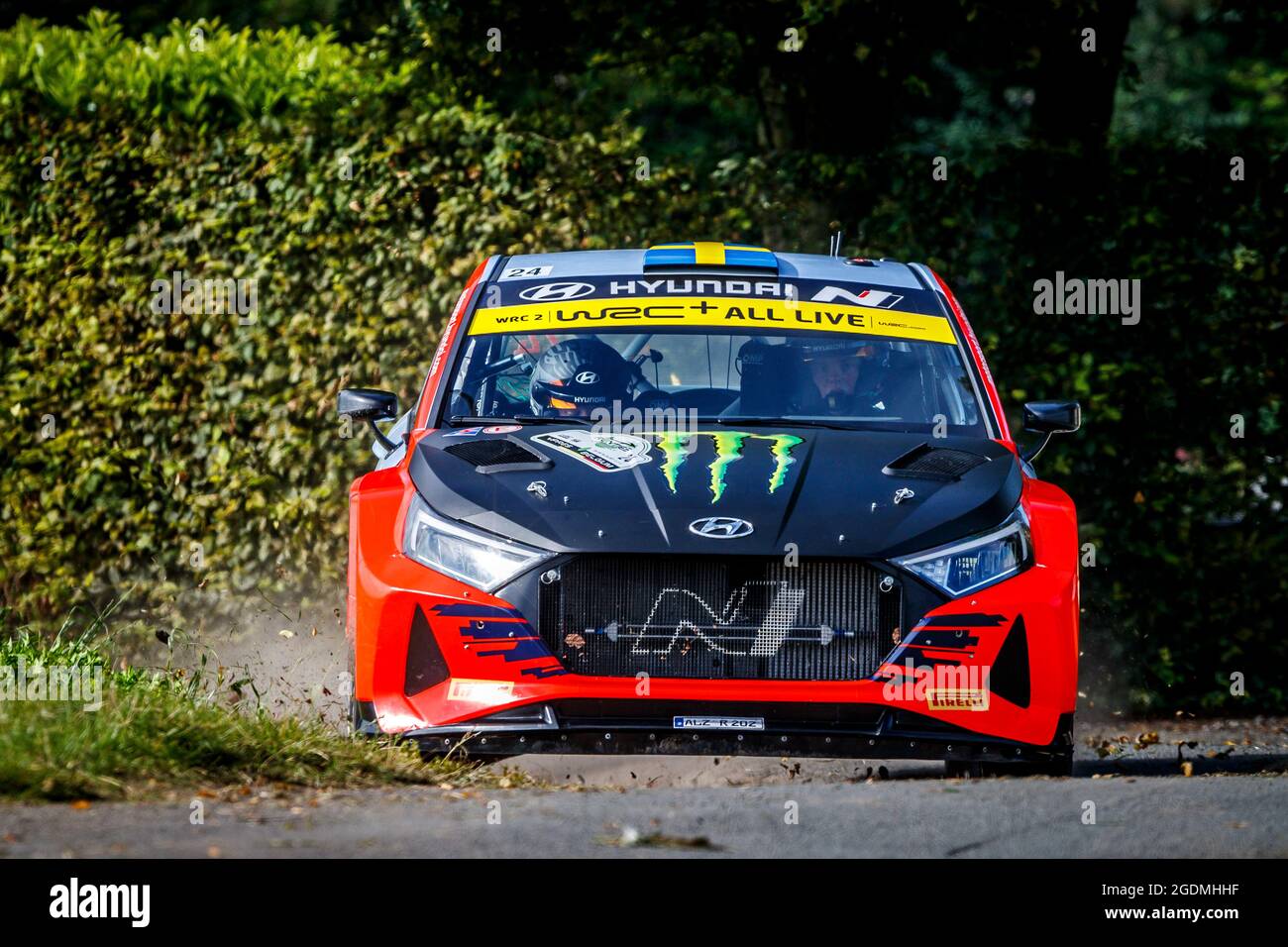 Ypres, Belgium. 14th Aug, 2021. 24 Oliver SOLBERG (SWE), Aaron JOHNSTON ...