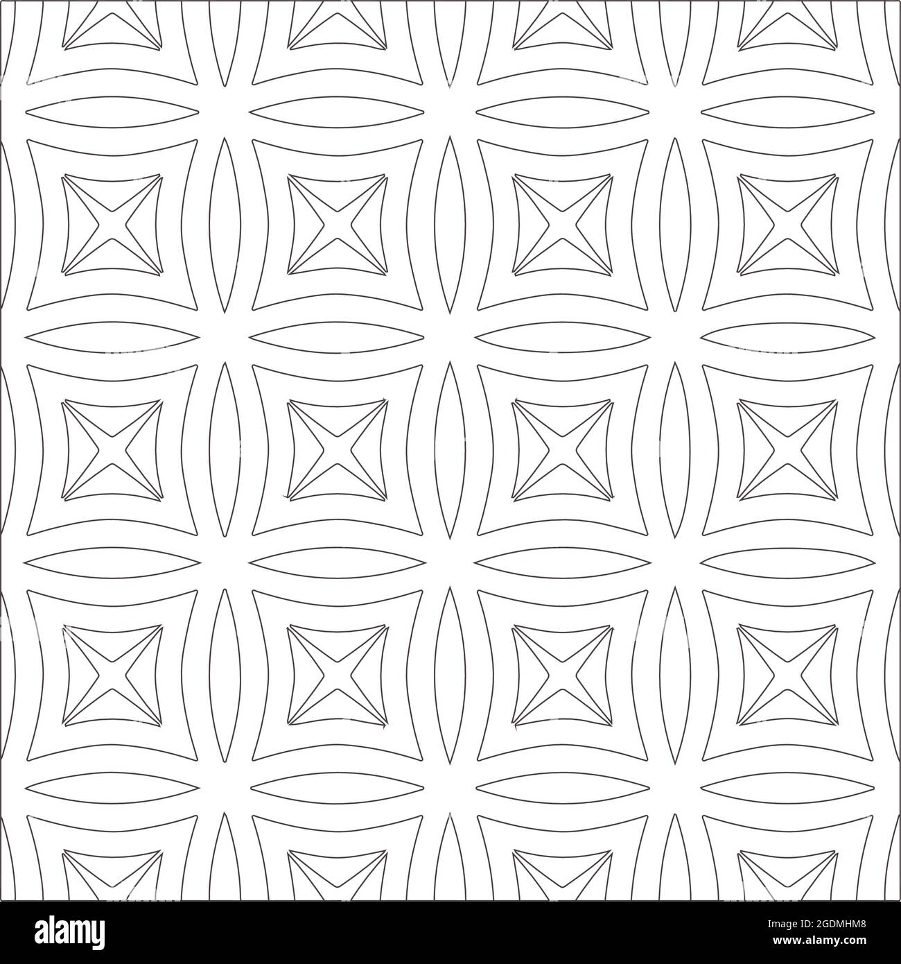 Vector pattern with symmetrical elements . Modern stylish abstract ...