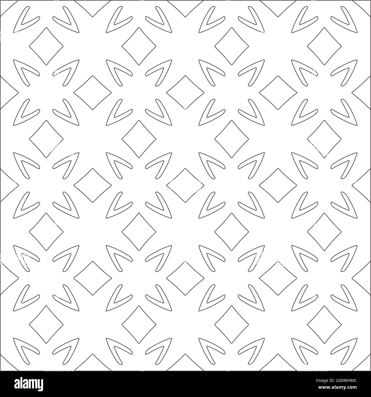 Vector pattern with symmetrical elements . Modern stylish abstract ...