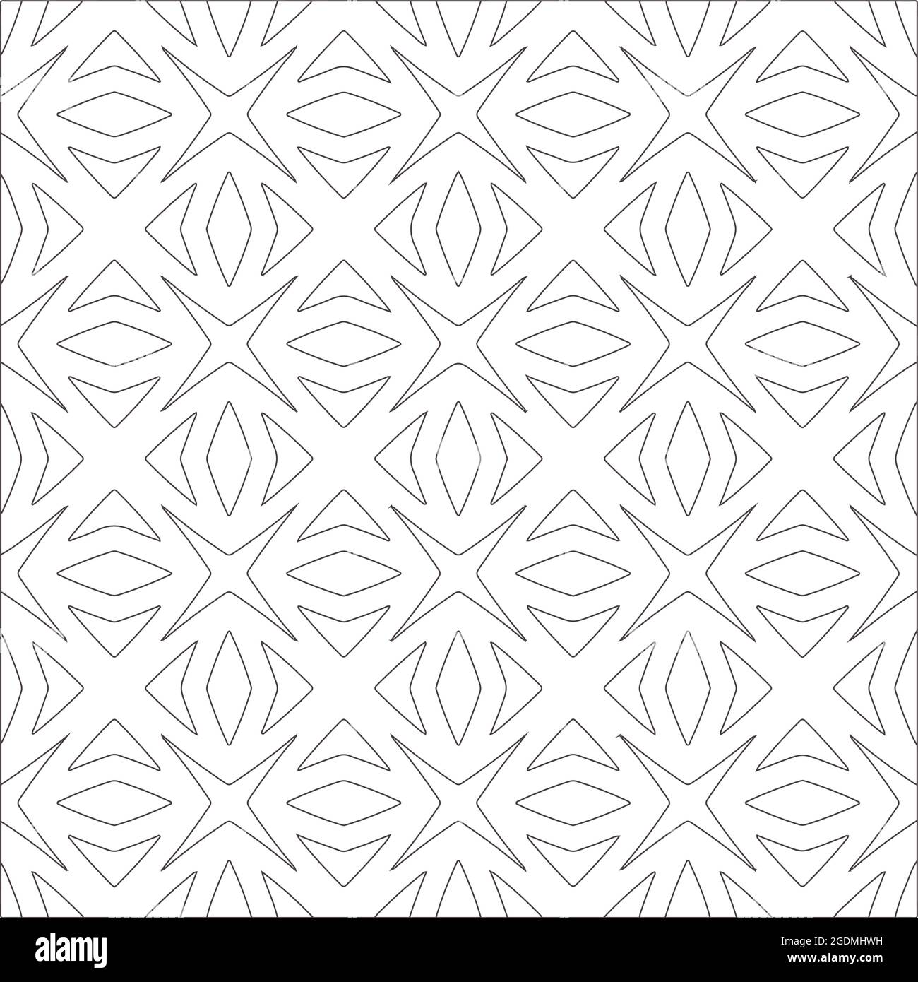 Vector pattern with symmetrical elements . Modern stylish abstract ...