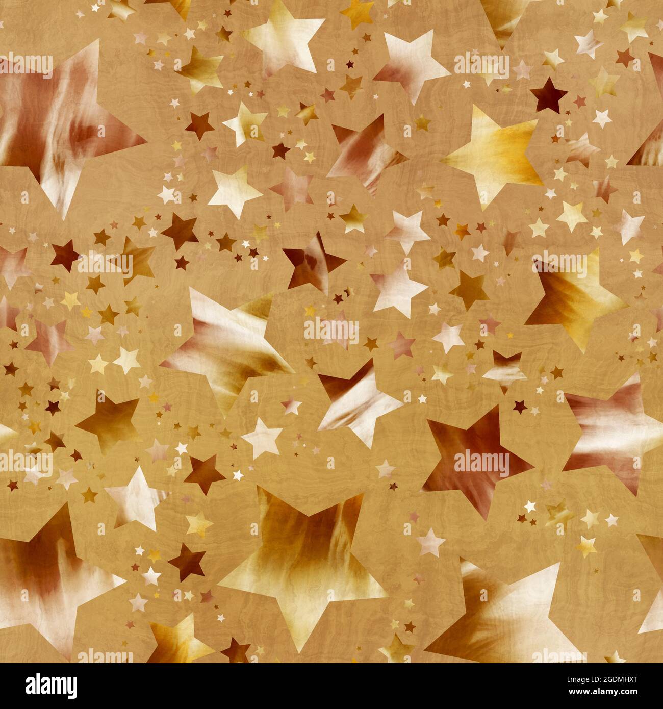 Seamless pattern of star motif in intricate colors and texture Stock ...