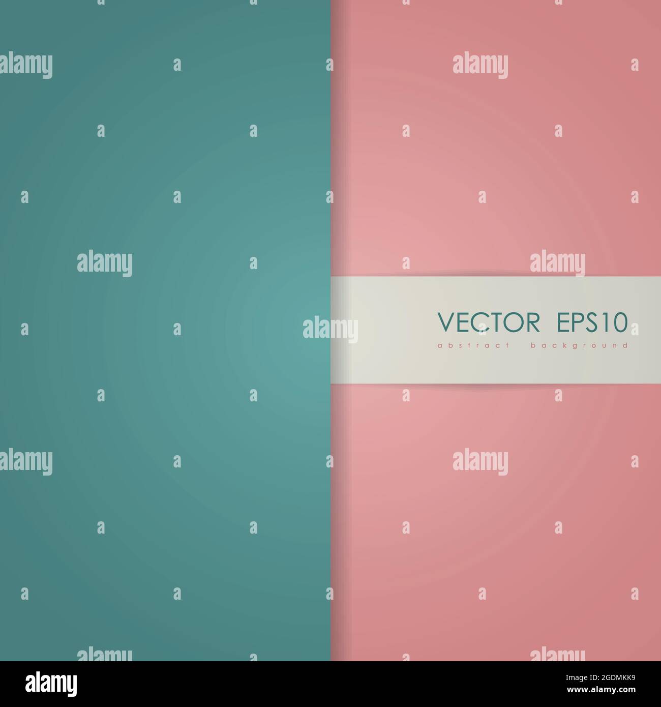 Abstract simple cover page with green and red paper layers. Vector ...