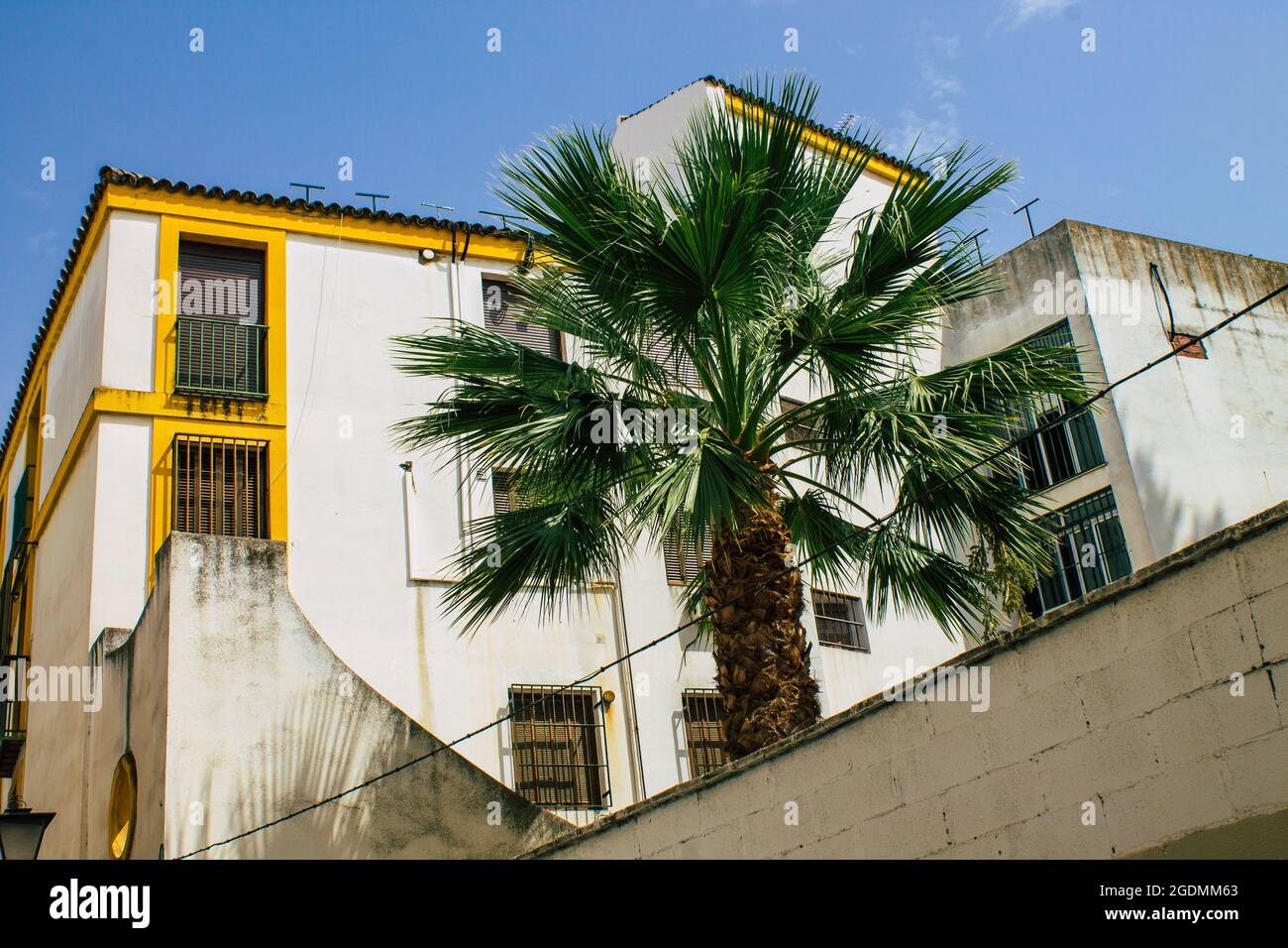 Seville Spain August 10, 2021 Urban landscape of the city of Seville ...