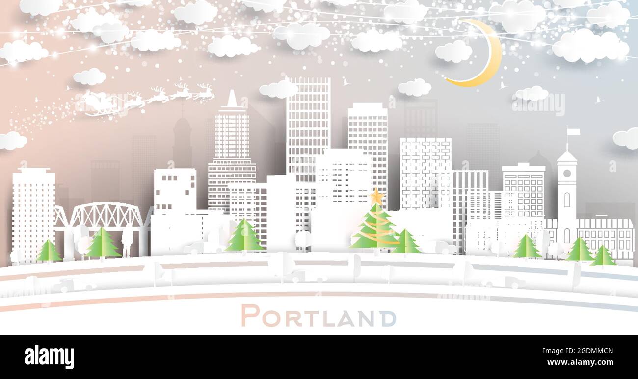 The new portland building Stock Vector Images - Alamy