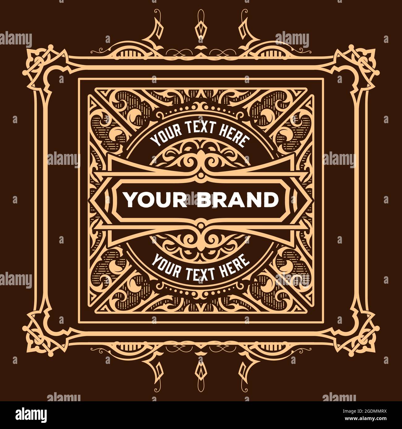 Western card with vintage style Stock Vector Image & Art - Alamy